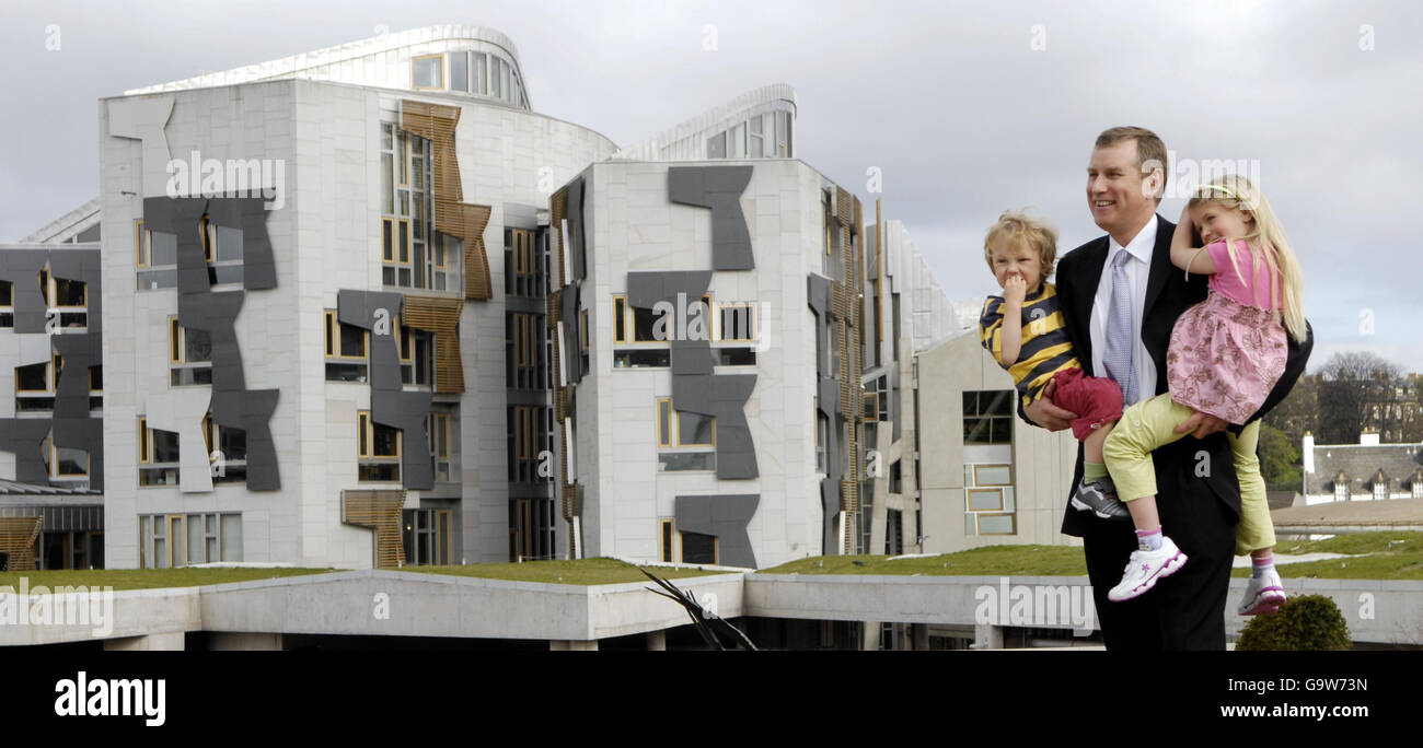 Nicol Stephen launches Scottish Liberal Democrat manifesto Stock Photo ...