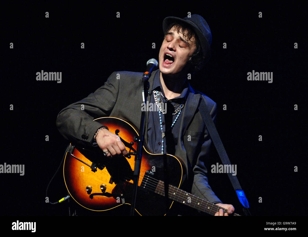 Pete Doherty performs on stage during 'An Evening with Pete Doherty' at ...