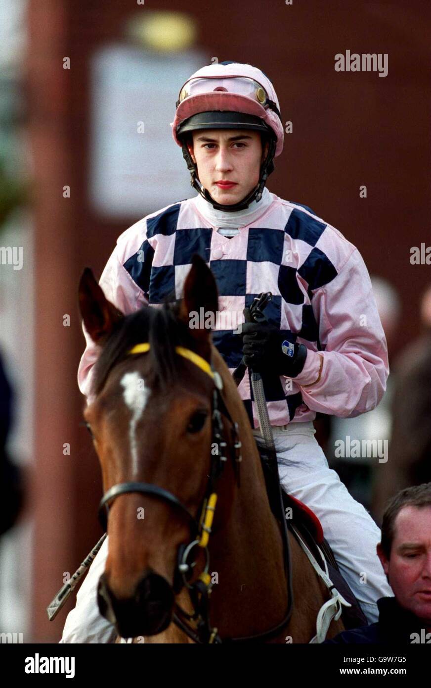 Horse Racing - Wolverhampton Races. Chris Catlin on Trudie Stock Photo ...