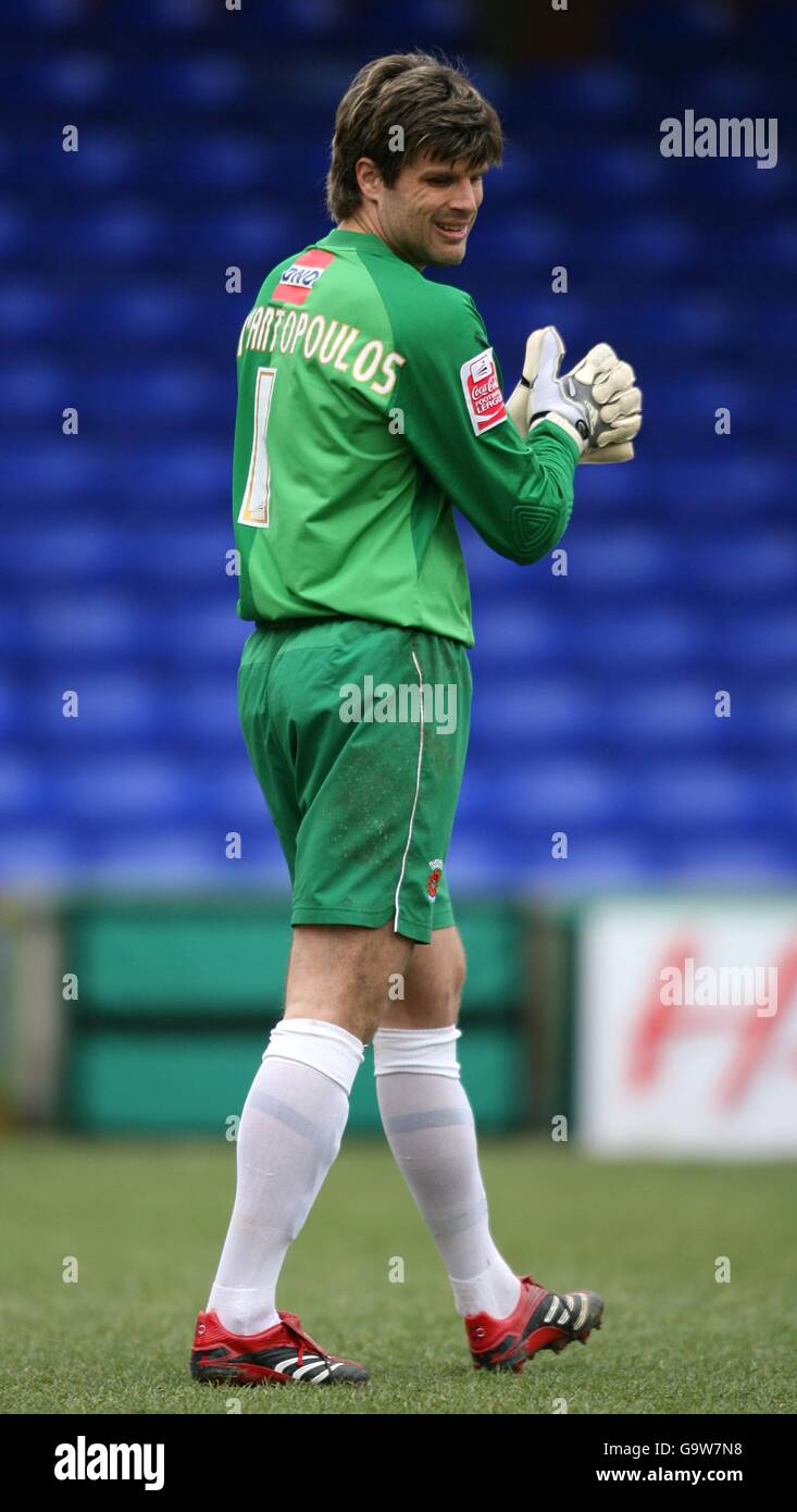 Dimitrios Konstantopoulos, Hartlepool United goalkeeper Stock Photo - Alamy