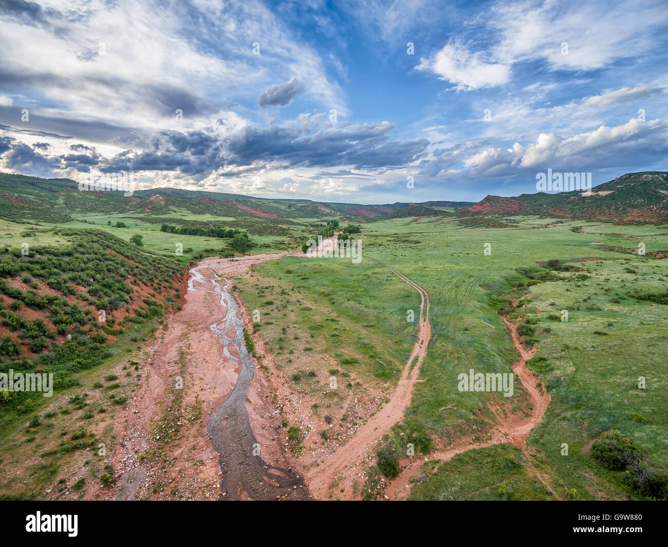 Green open space aerial hi-res stock photography and images - Alamy