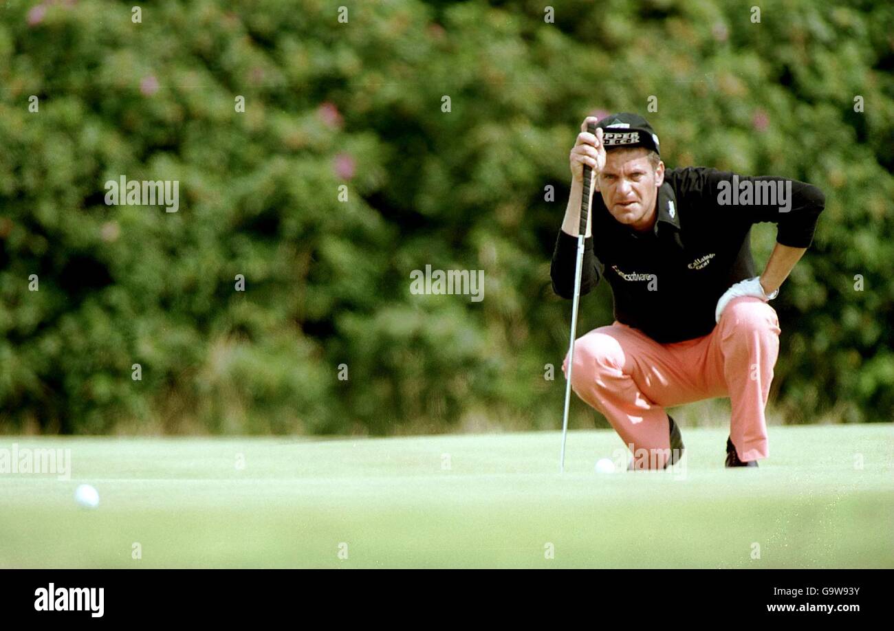 Golf - The Open Championship - Second Round. Jesper Parnevik lines up ...