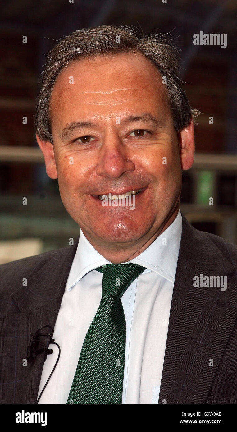 Eurostar boss Richard Brown at St Pancras station in London where the ...