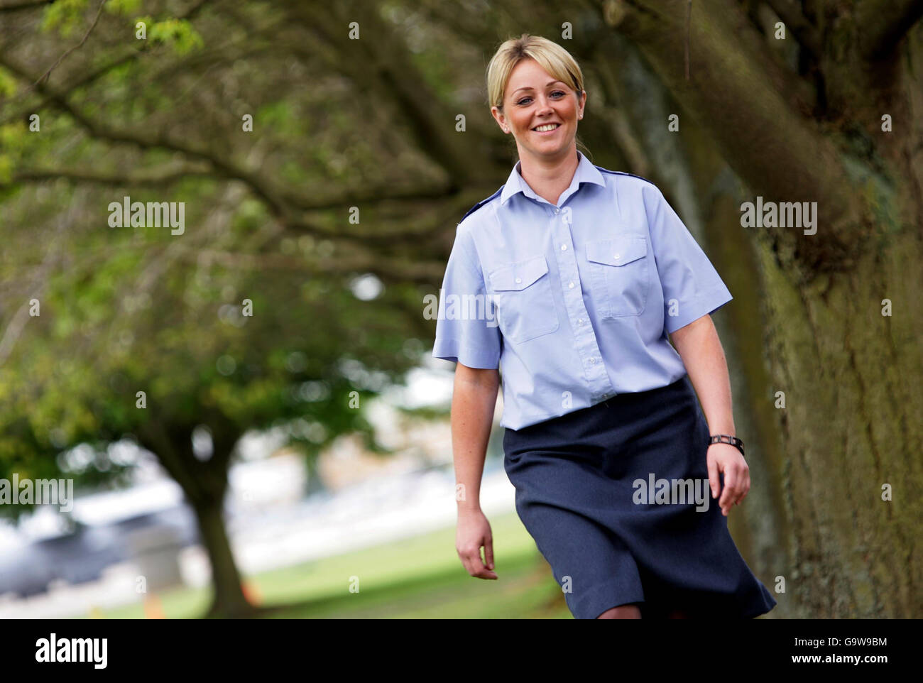 RAF Sergeant Rachel McDonald at RAF Lyneham, Wiltshire, where she ...