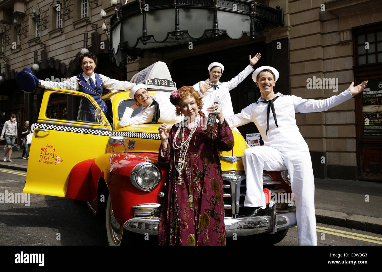 Actors from ENO's staging of the musical 'On The Town', by Leonard ...