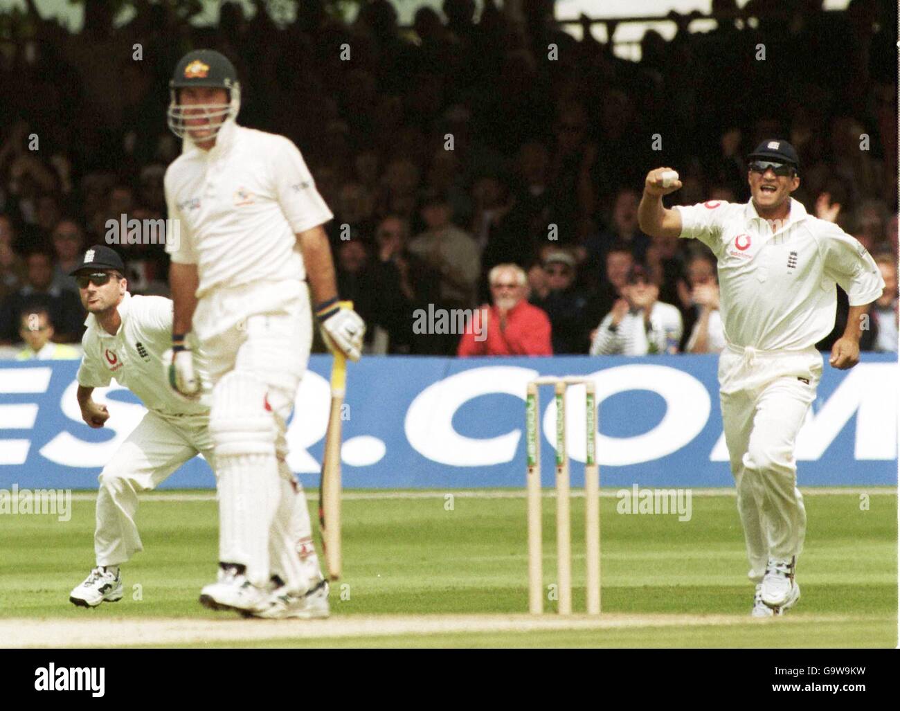 Australia's Ricky Ponting prepares to leave the field after being ...