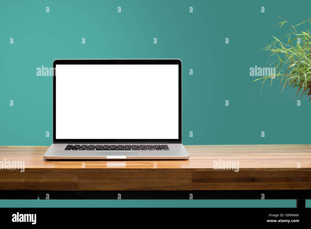 Green screen on laptop empty hi-res stock photography and images - Alamy