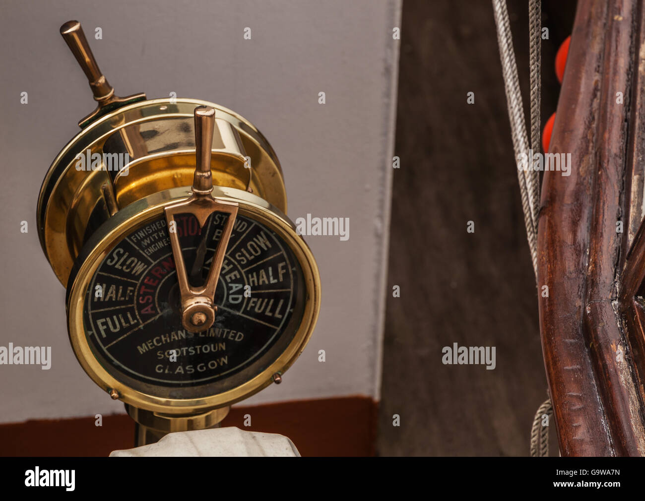 Engine Room Telegraph Stock Photos & Engine Room Telegraph Stock Images ...