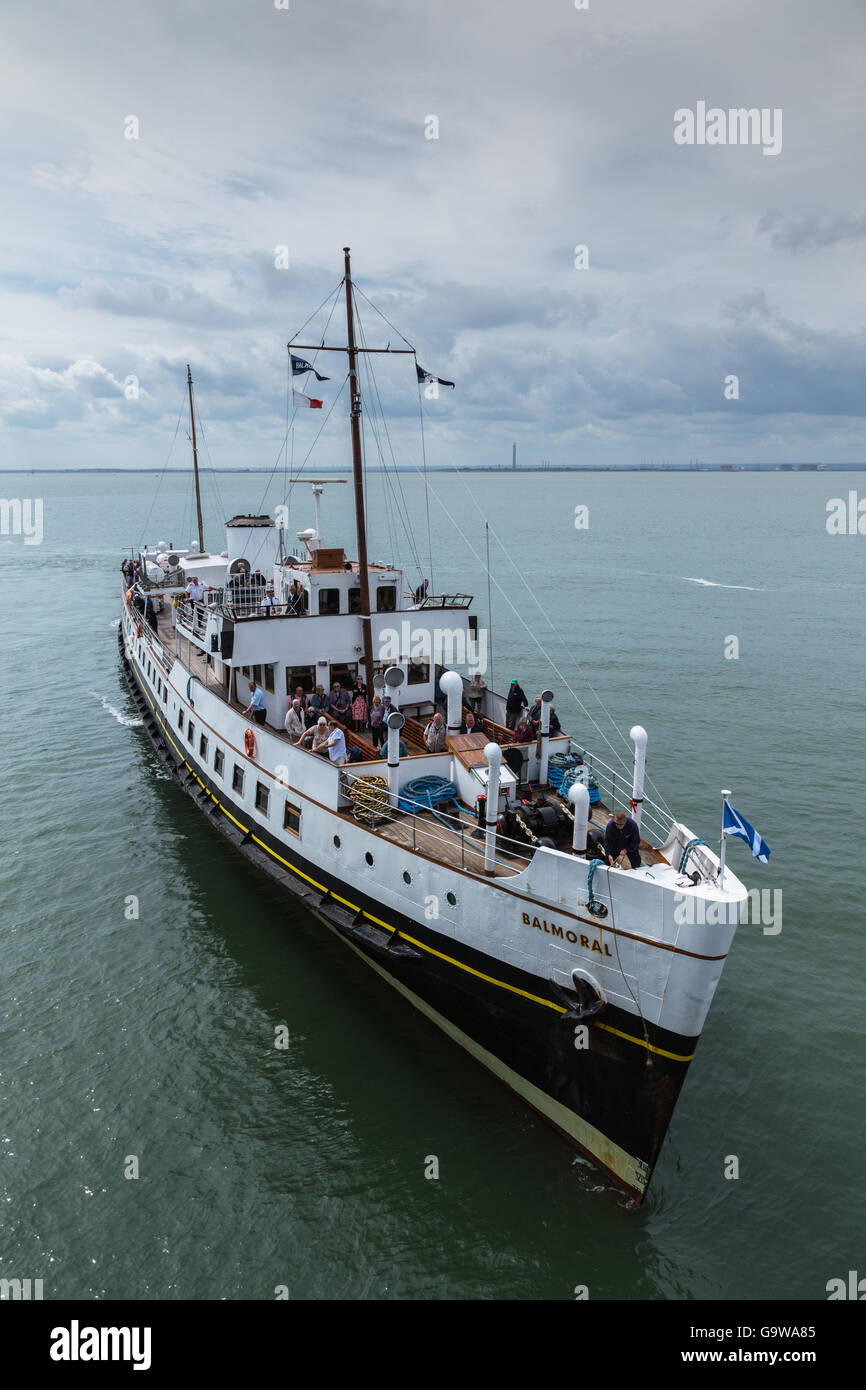 MV Balmoral Arriving at Southend-on-Sea Stock Photo - Alamy