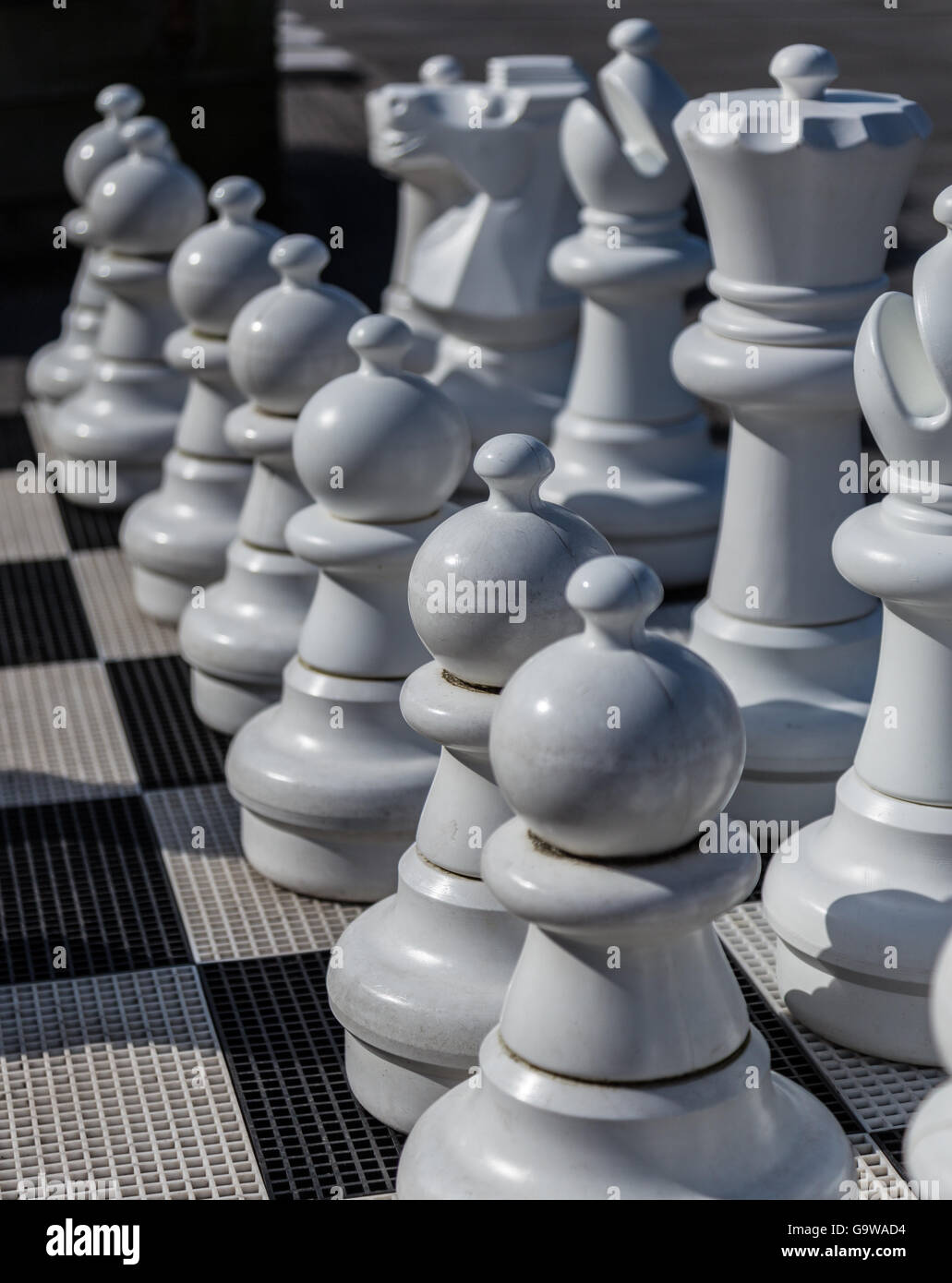 Gigantic Chess Pieces Stock Photo - Alamy