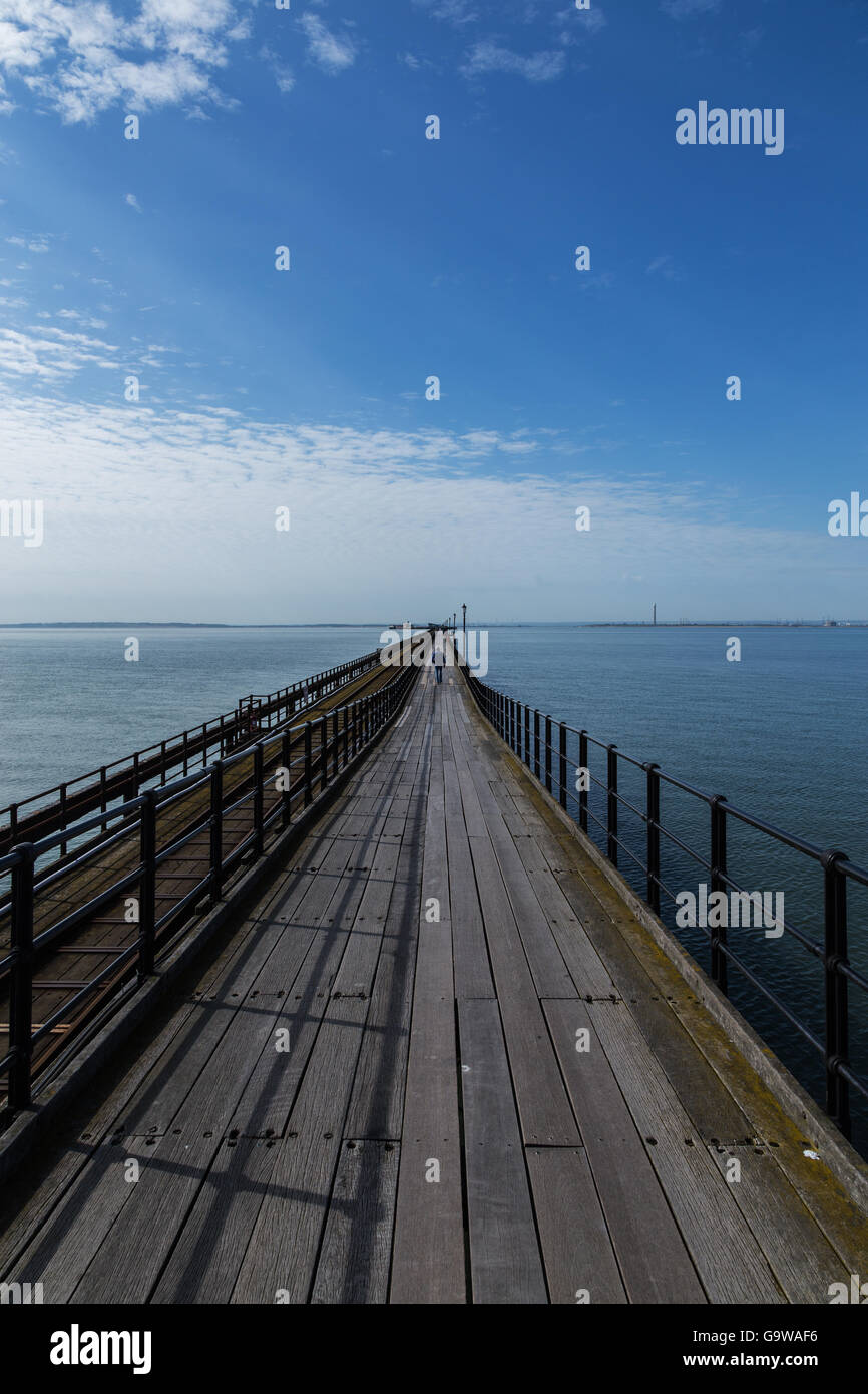 Looking down into see from pier hi-res stock photography and images - Alamy