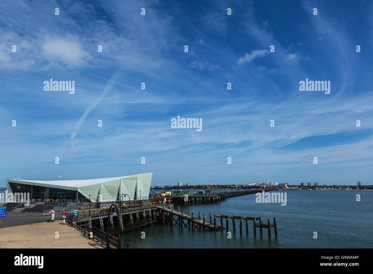 Looking Inland from the End of the Longest Pleasure Pier in the World ...