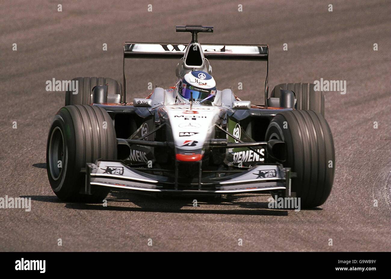 Formula One Motor Racing - German Grand Prix - Practice. Mika Hakkinen ...