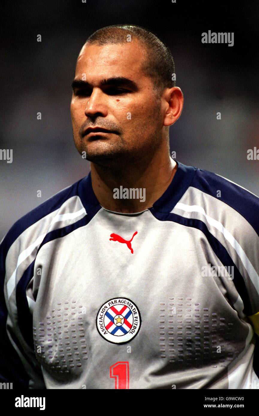 Soccer - Kirin Cup - Japan v Paraguay. Jose Luis Chilavert, Paraguay ...
