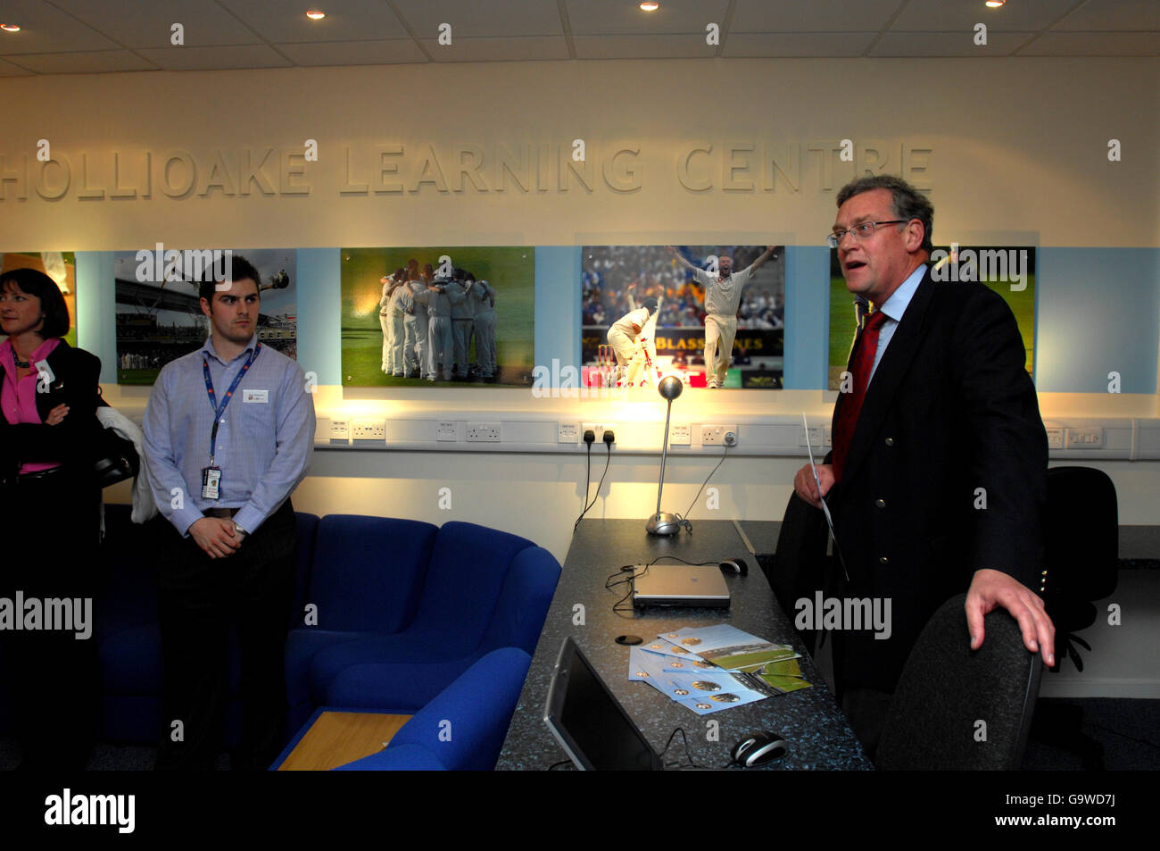 Chief Executive Paul Sheldon in the Ben Holliaoke Learning Centre Stock ...