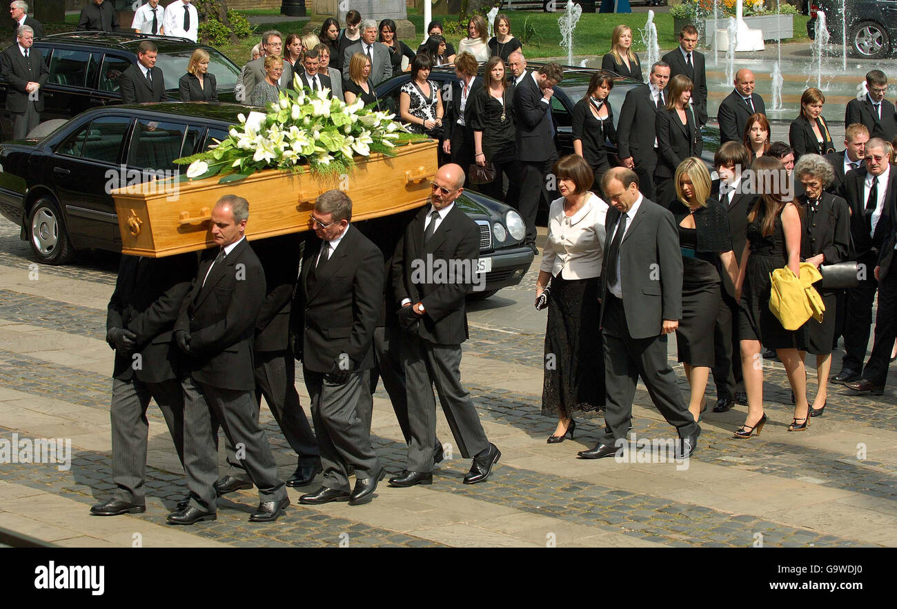 Lindsay Ann Hawker funeral Stock Photo - Alamy