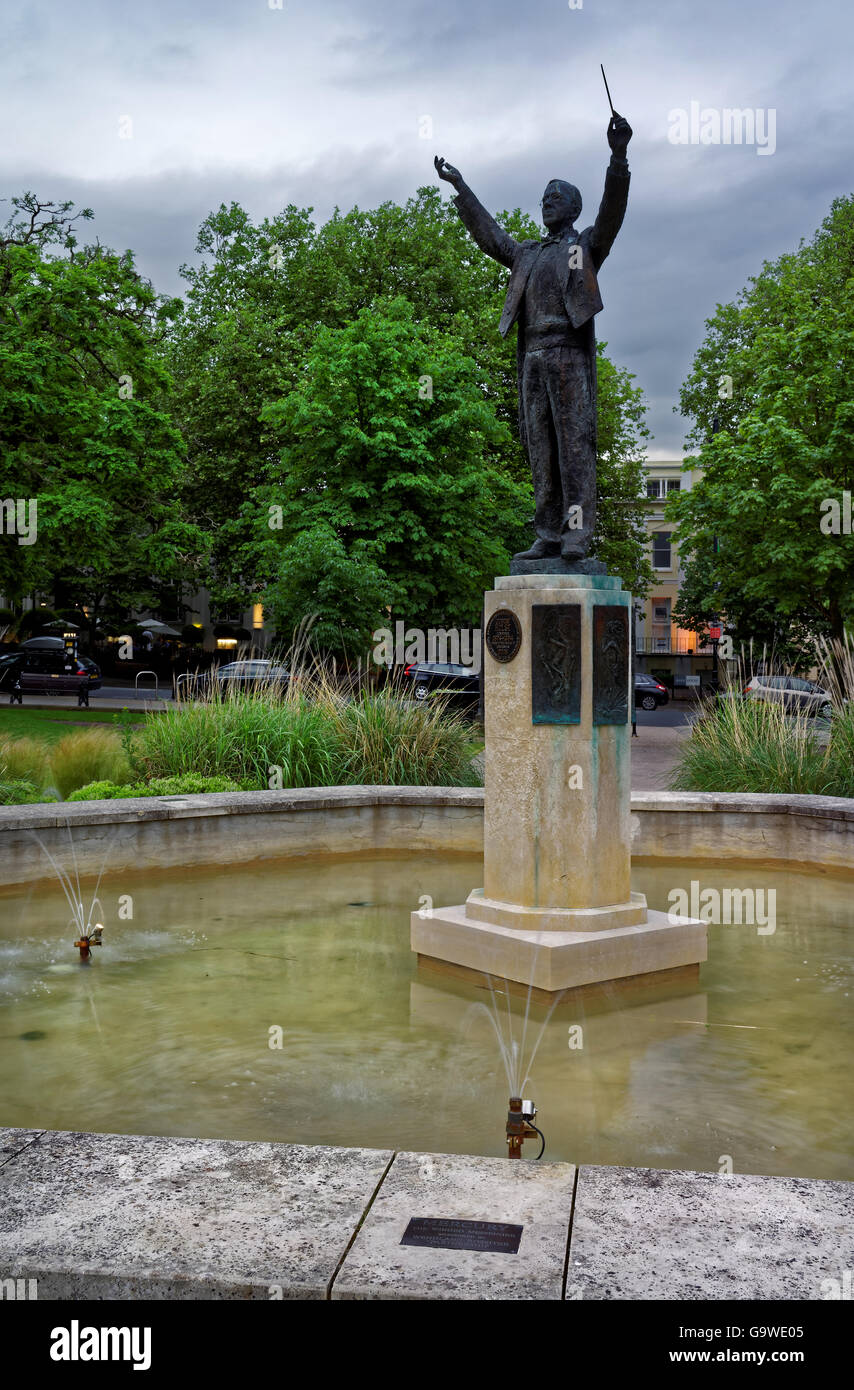UK, Gloucestershire, Cheltenham, Gustav Holst Statue and Memorial ...