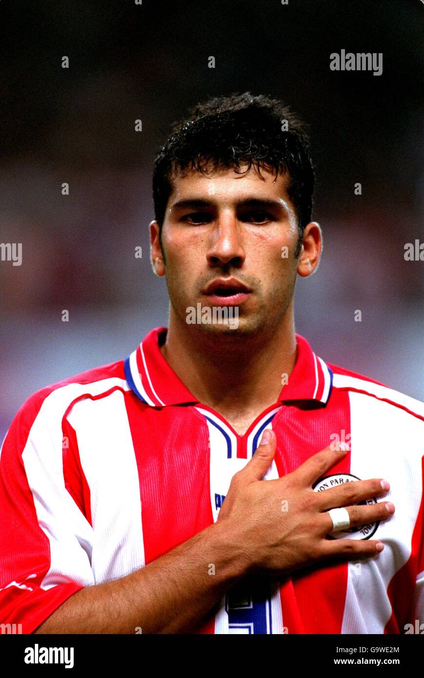 Soccer - Kirin Cup 2001 - Japan v Paraguay. Miguel Caceres, Paraguay ...