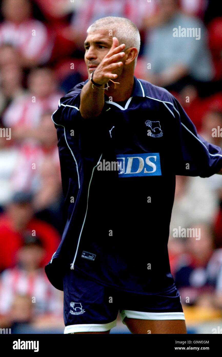Soccer - Friendly - Stoke City v Derby County. Derby County's Fabrizio ...