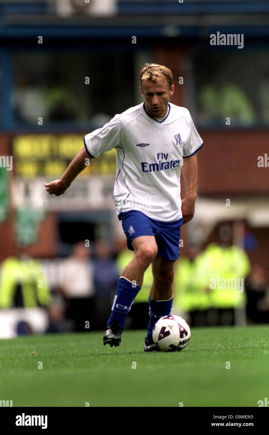 Soccer - Friendly - Burnley v Chelsea. Mario Stanic, Chelsea Stock ...