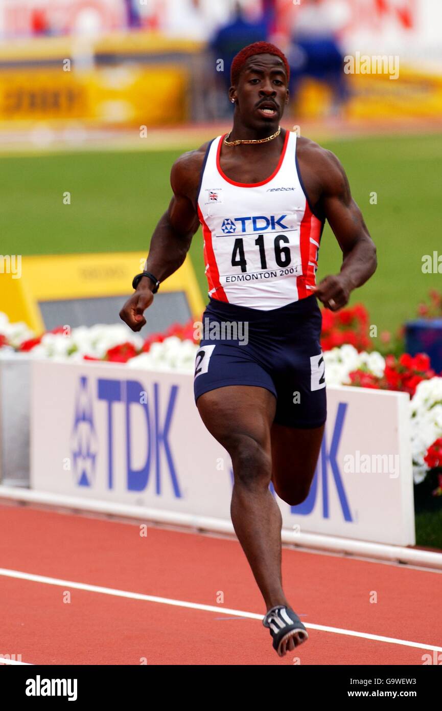 Athletics - IAAF World Championships - Edmonton. Great Britain's Dwain ...
