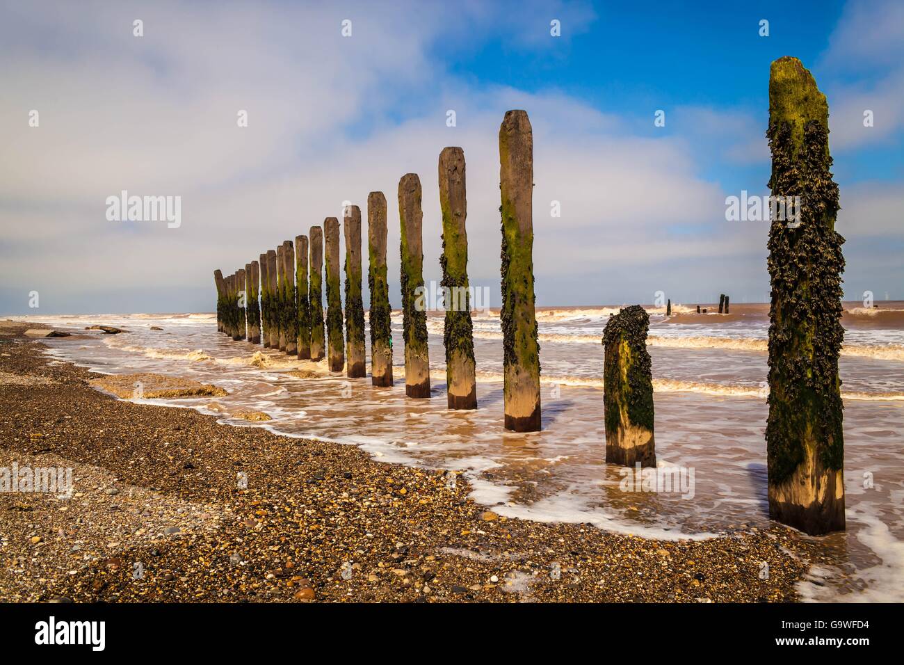 Beach groins hi-res stock photography and images - Alamy