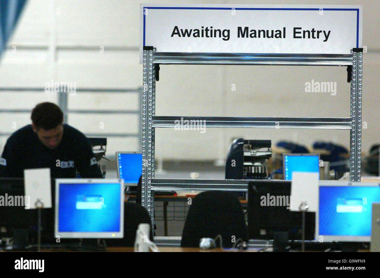 Vote counting machines are tested at the Ingliston counting centre near ...