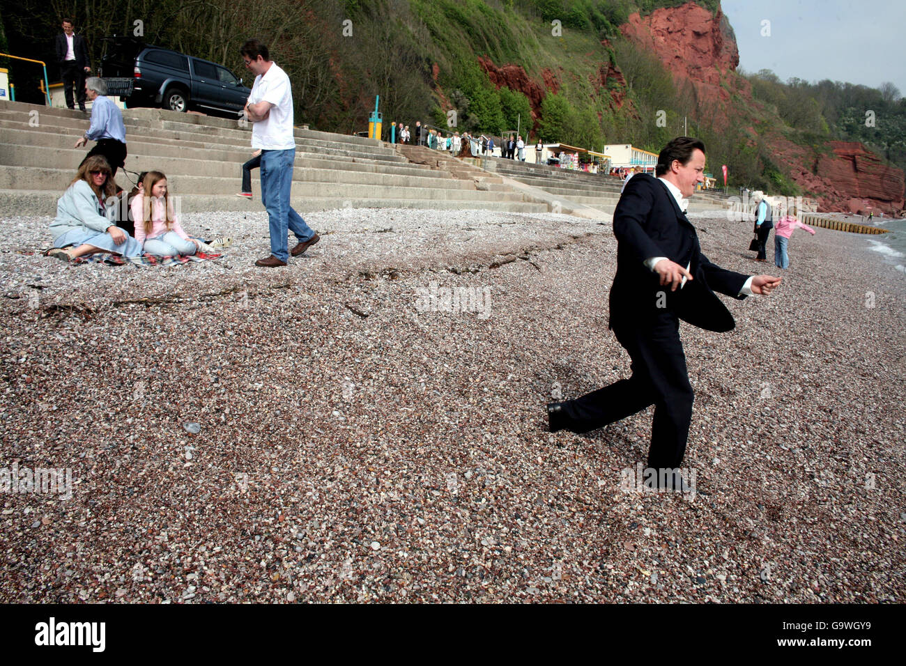 David Cameron in Devon Stock Photo - Alamy