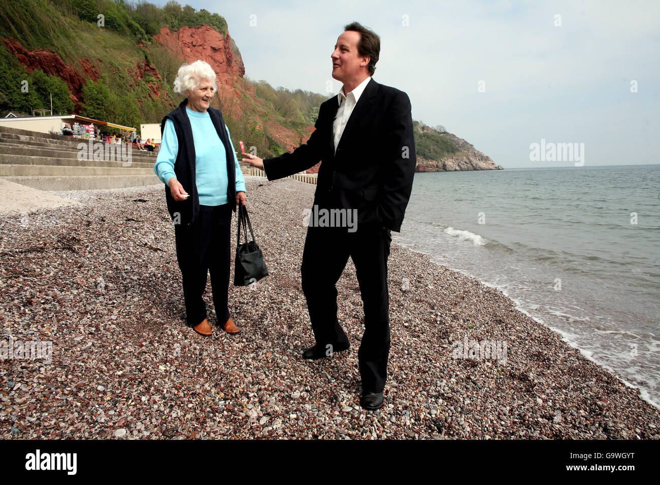 David Cameron in Devon Stock Photo - Alamy