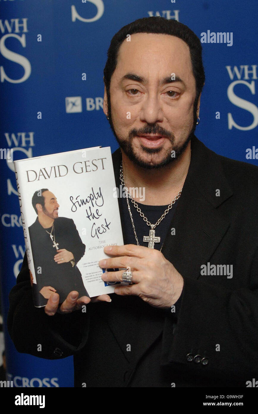 David Gest book signing - London Stock Photo - Alamy