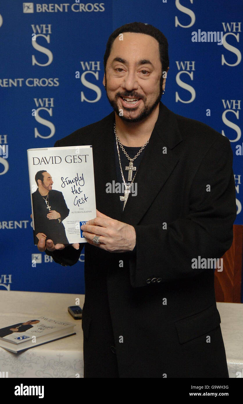 David Gest book signing - London Stock Photo - Alamy