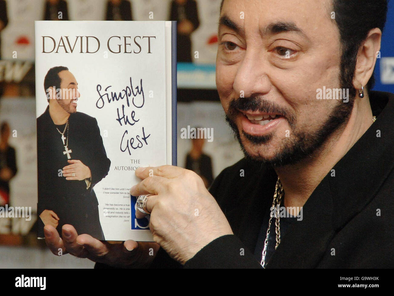 David Gest book signing - London Stock Photo - Alamy