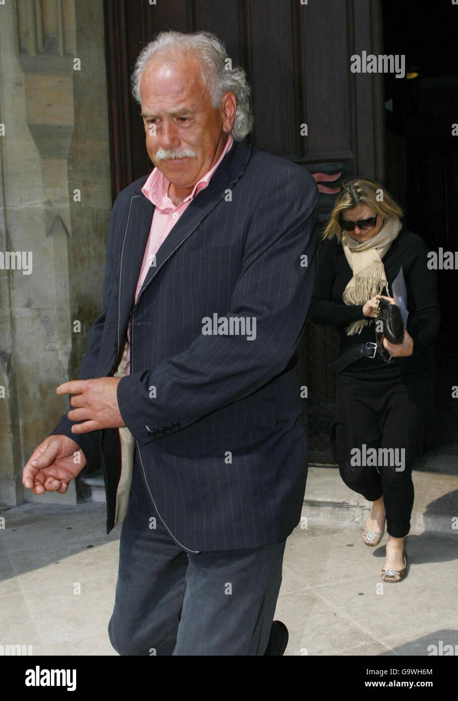 Wayne Larkins court case Stock Photo - Alamy