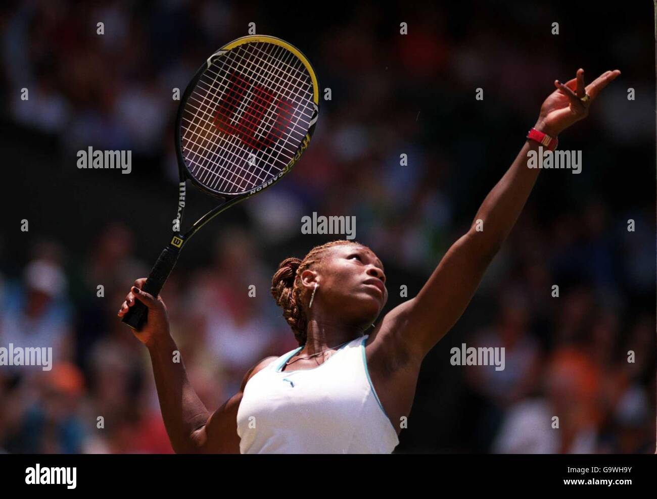 Wimbledon 2001 serena williams hi-res stock photography and images - Alamy