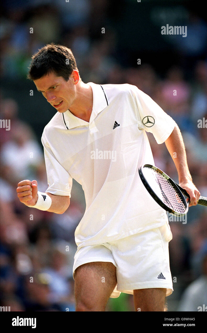 Tim henman clenches hi-res stock photography and images - Alamy