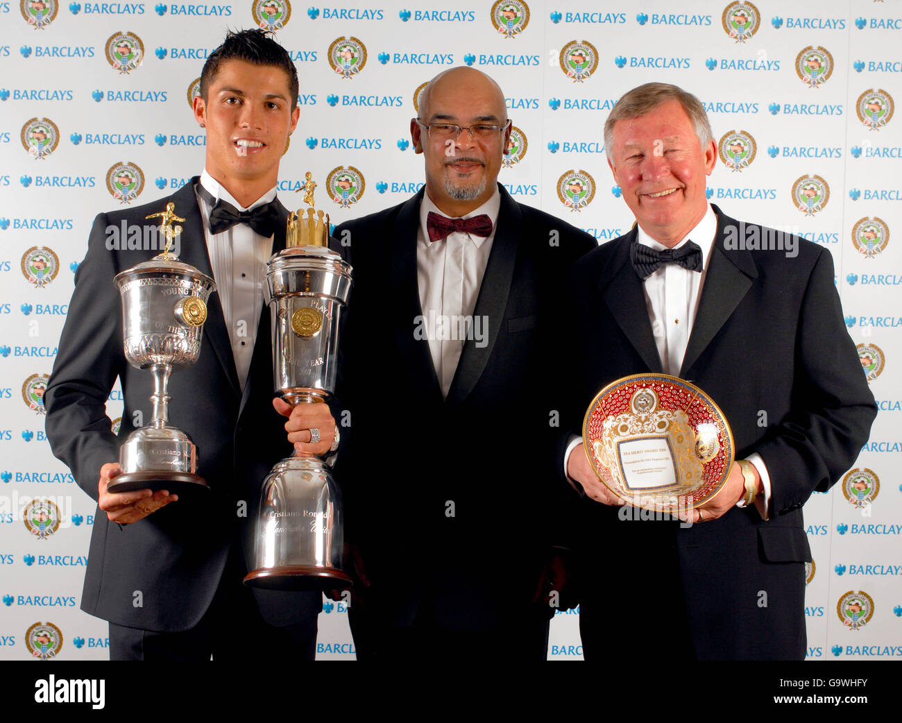 Cristiano ronaldo manchester united 2007 hi-res stock photography and ...