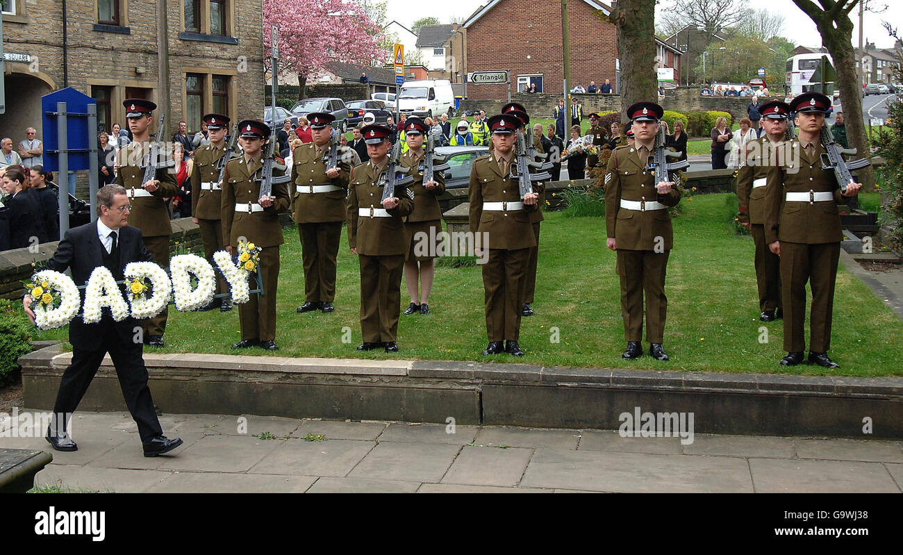 Corporal Kris O'Neill funeral Stock Photo - Alamy