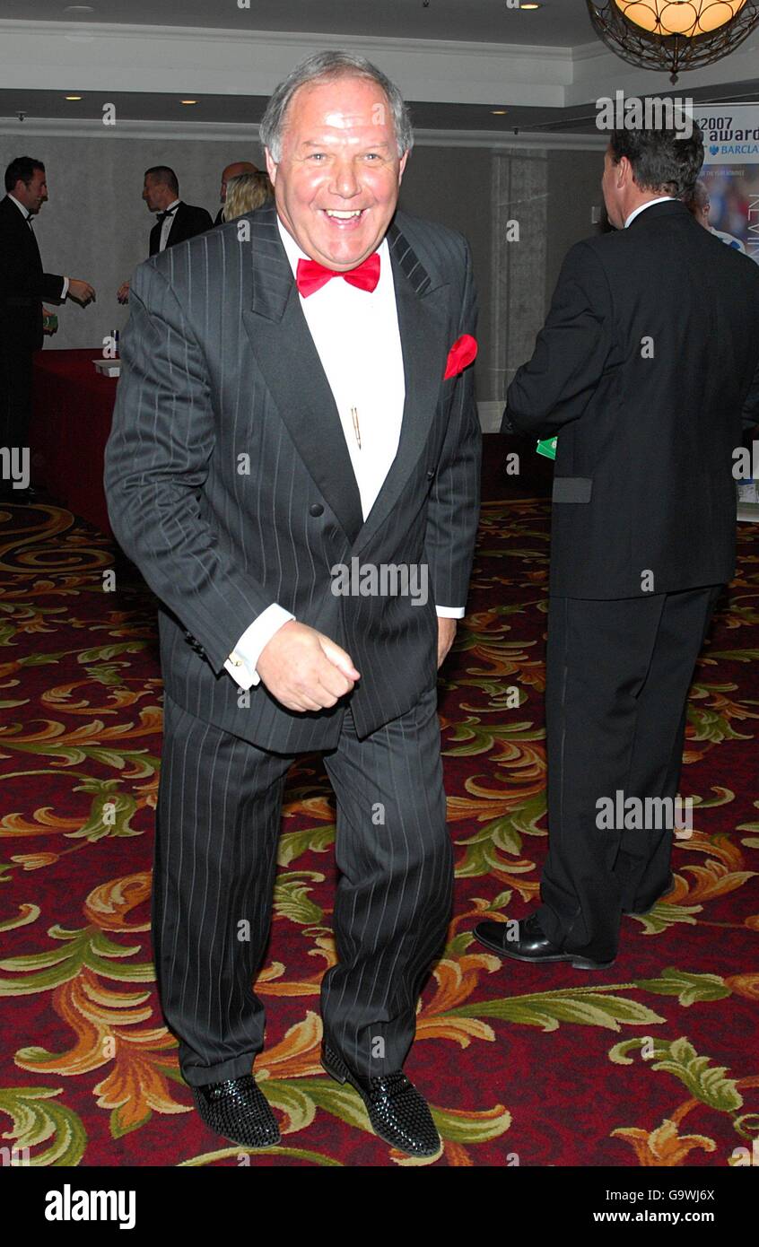 Peterborough uniteds barry fry arrives at the pfa awards hi-res stock ...
