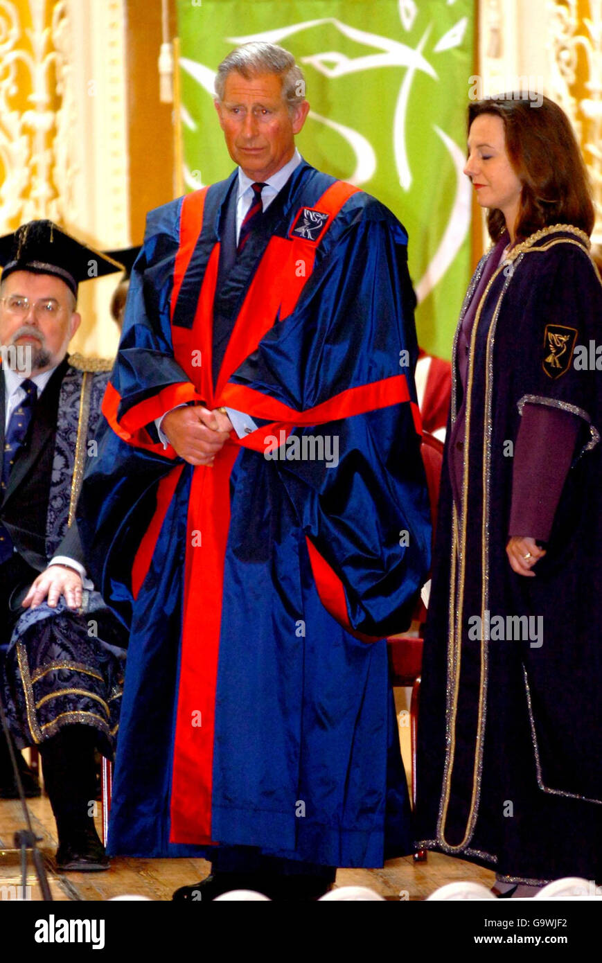 Wearing the robes of john moores university hi-res stock photography ...