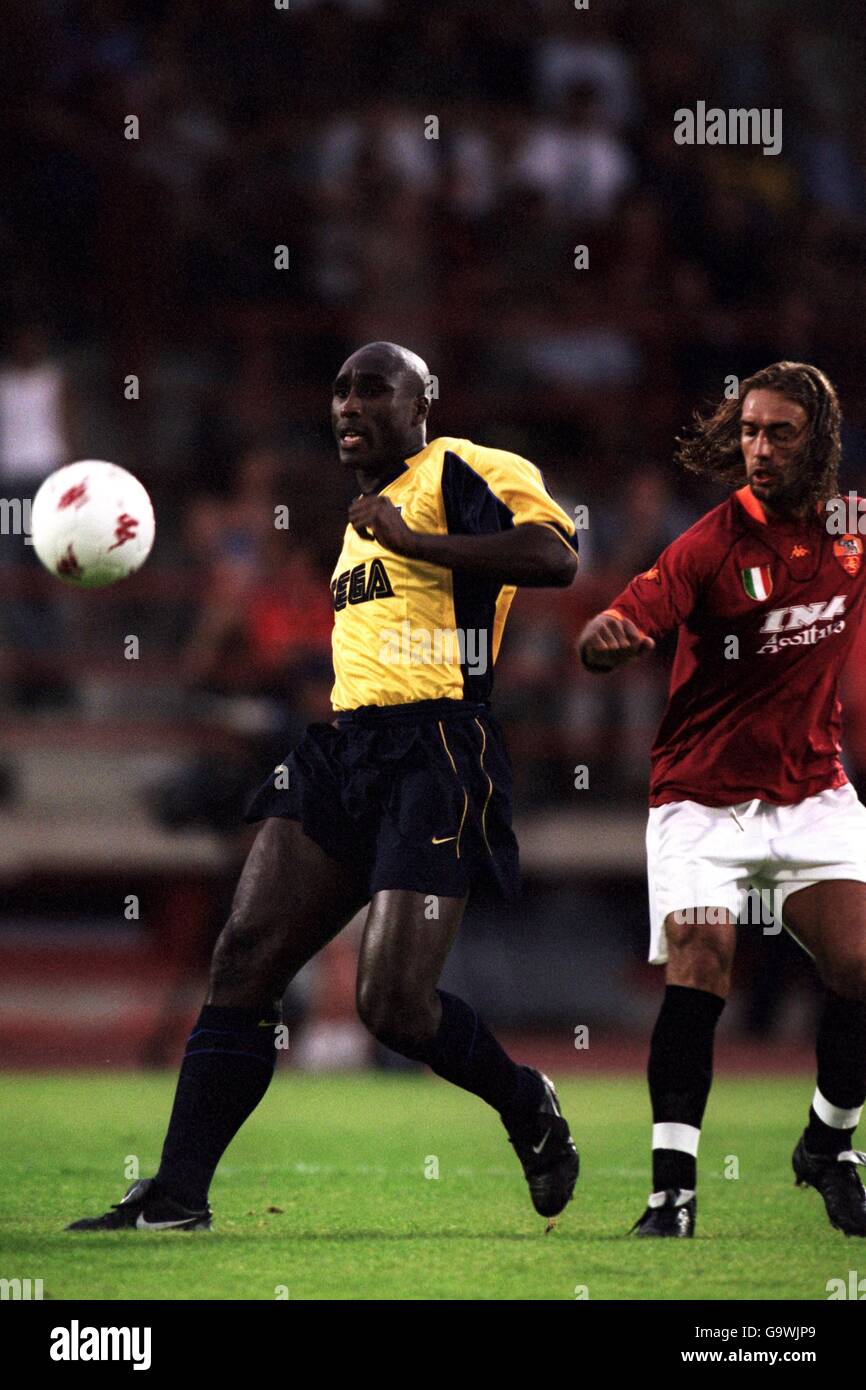 Soccer - Friendly - AS Roma v Arsenal Stock Photo - Alamy