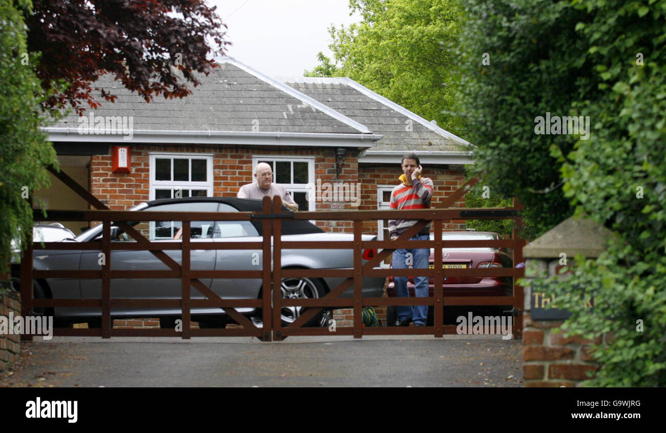 General view of the home of Alan Ball in Hook near Fareham, Hampshire ...