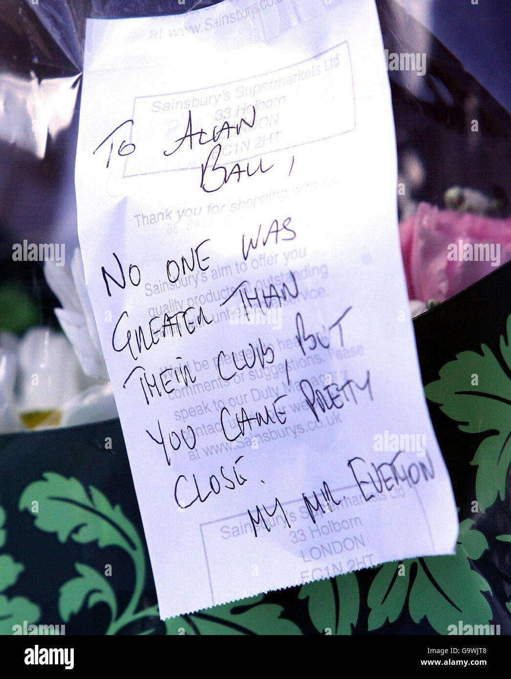 1966 winner Alan Ball dies Stock Photo - Alamy