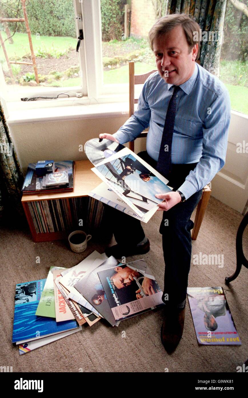 Politics - Ken Clarke. Rushcliffe MP Kenneth Clarke with his collection ...