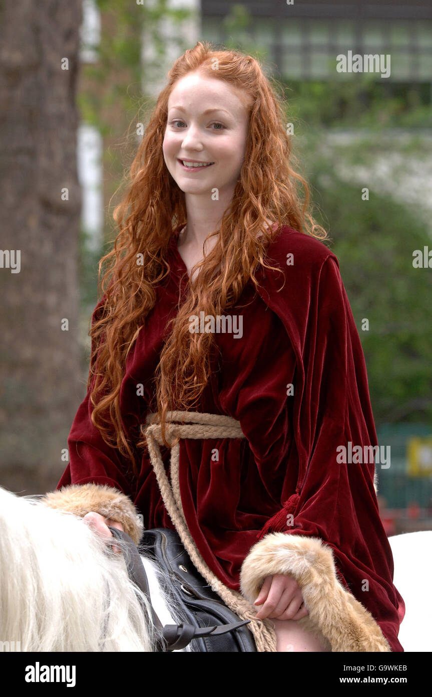 Phoebe Thomas (who stars in the title role) in a photocall for her new ...