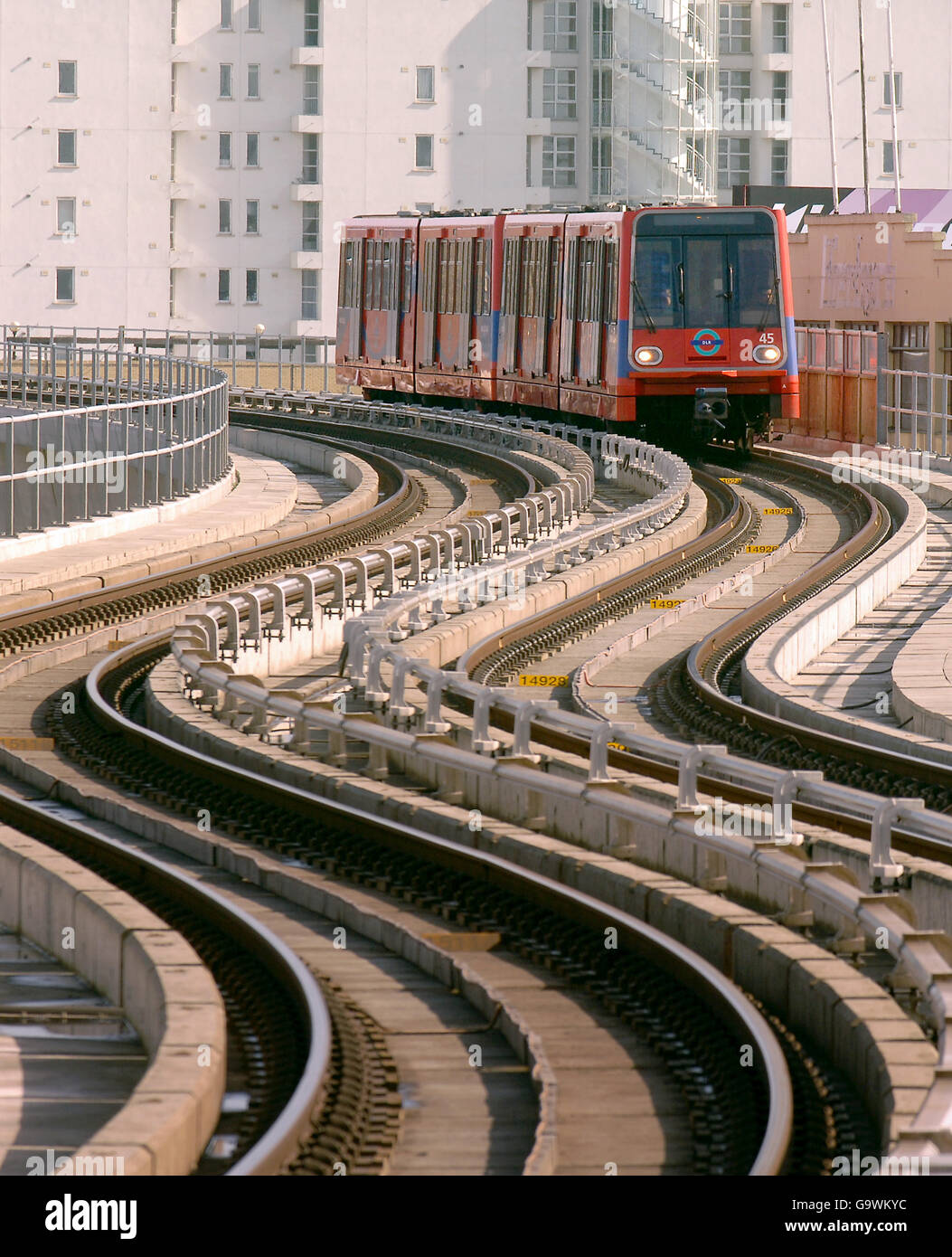 DLR Transport stock Stock Photo - Alamy