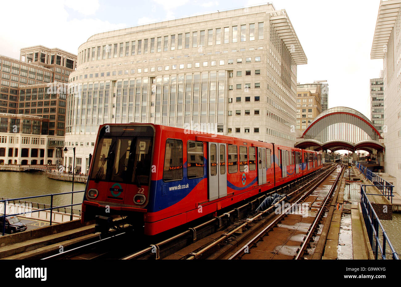 DLR Transport stock Stock Photo - Alamy