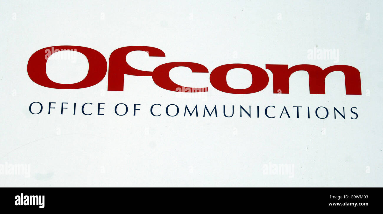 Ofcom sign hi-res stock photography and images - Alamy