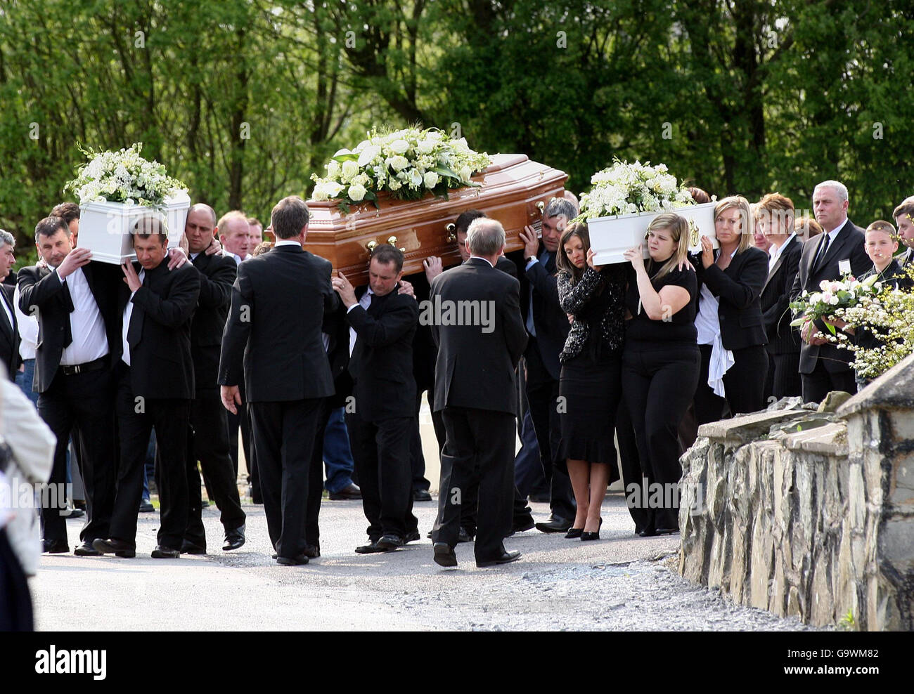 Dunne family funeral Stock Photo - Alamy
