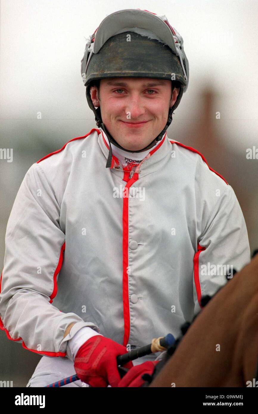 Horse Racing - Warwick Races. Karl Burke Stock Photo - Alamy
