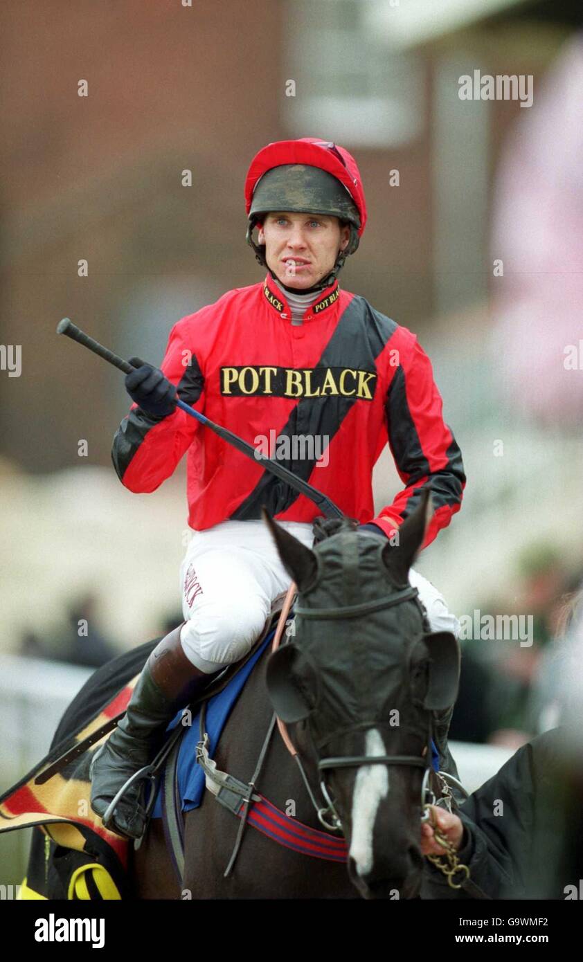 Horse Racing - Warwick Races. Richard Johnson on Wave Rock Stock Photo ...
